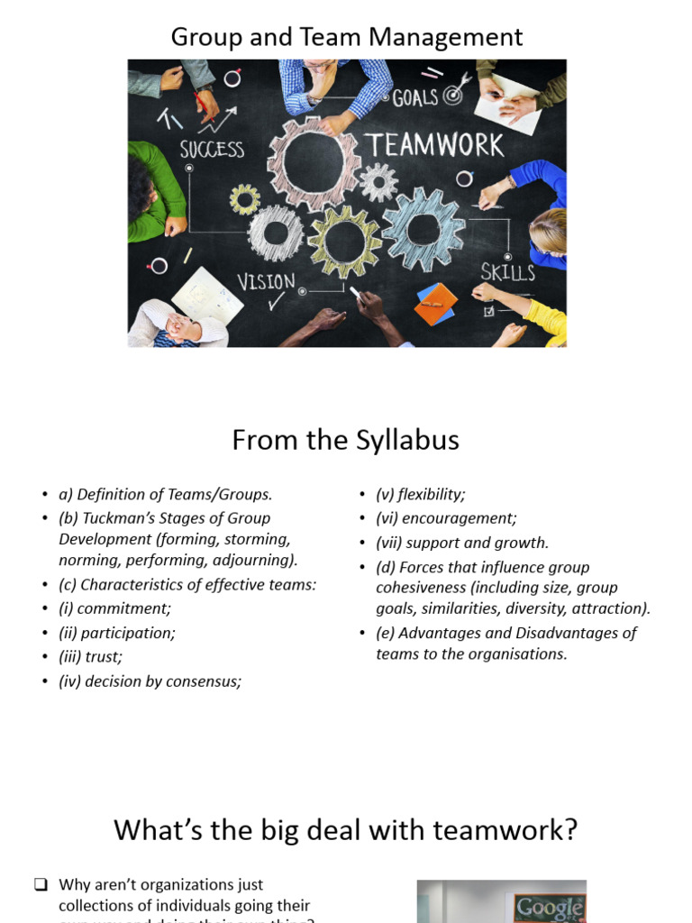 Effective Team Management Strategies | PDF | Group Cohesiveness ...