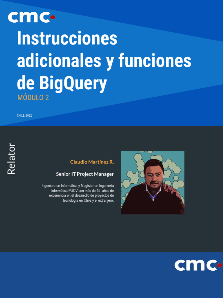 Funciones y comandos en BigQuery | PDF | SQL | Informática