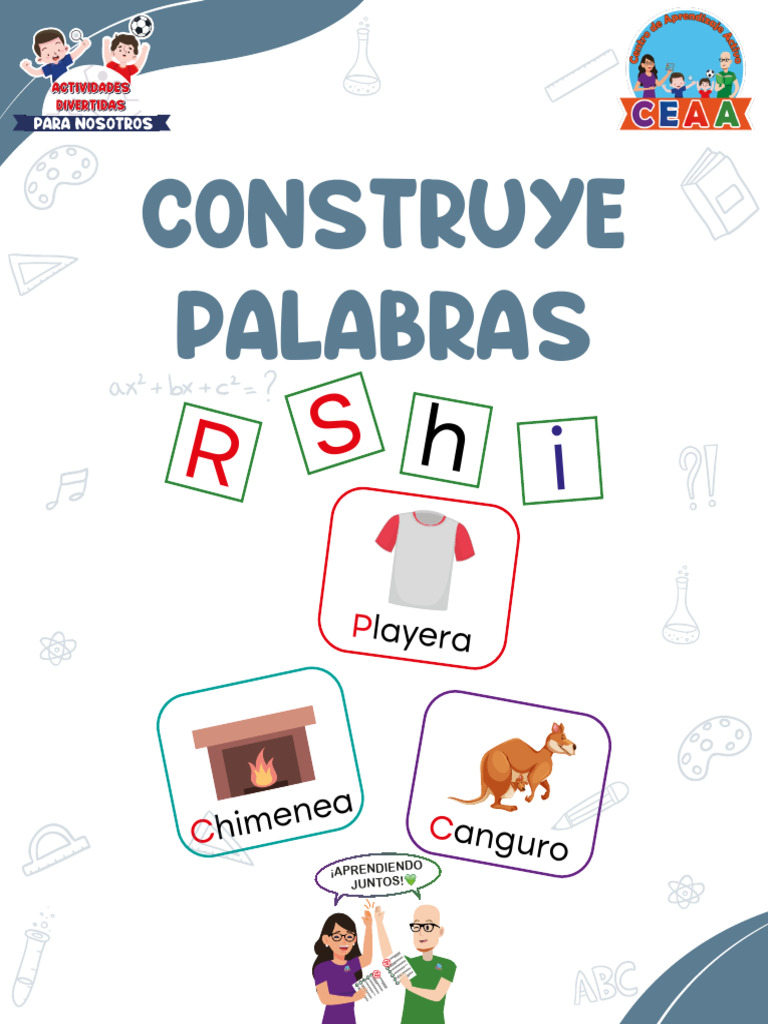 Construye Palabras Juego | PDF | Escritura | Aprendizaje