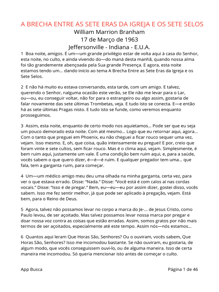 A Brecha Entre As Sete Eras e Os Sete Selos | PDF | Adão e Eva | Livro ...