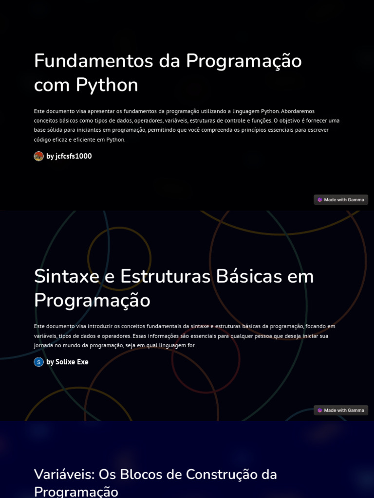 Fundamentos do Laço "While" em Python | PDF | Python (linguagem de ...