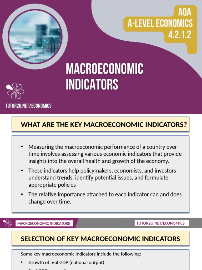 4 2 1 2 Macroeconomic Indicators | PDF | Macroeconomics | Gross ...