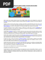 Mi primer día de escuela: Cuento infantil | PDF