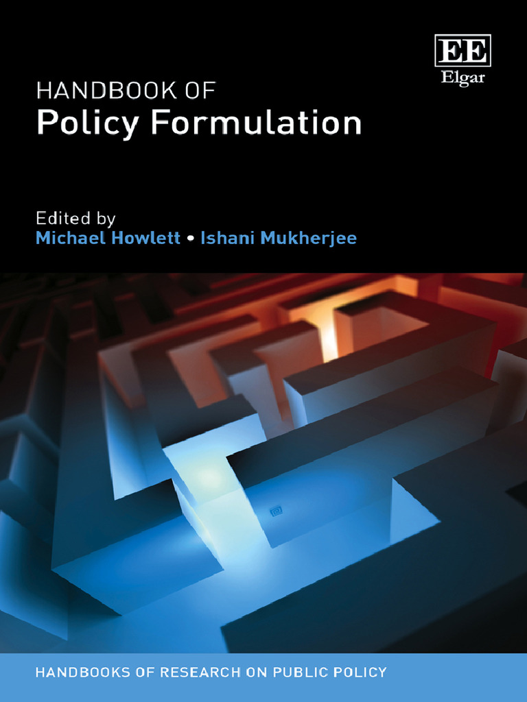 Handbook of Policy Formulation | PDF | Policy | Paradigm