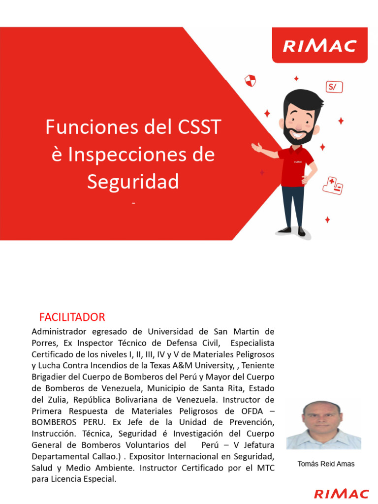 Funciones del CSST en Seguridad Laboral | PDF | Seguridad y salud ...