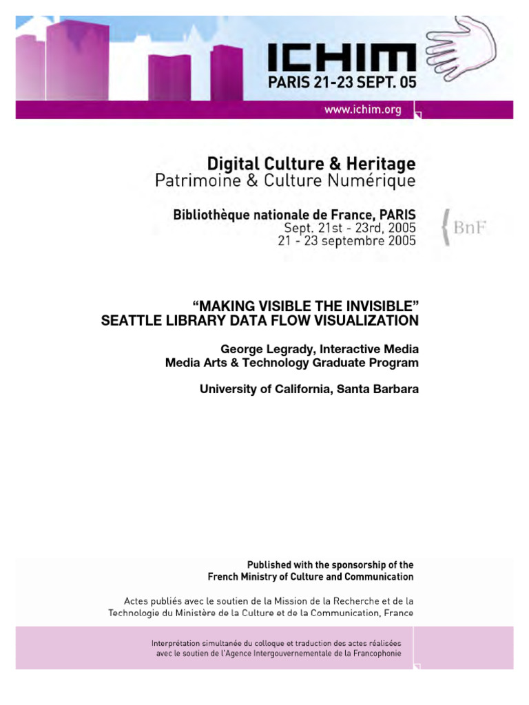 Legrady - Making VIsible The Invisible | PDF | Information | Metadata