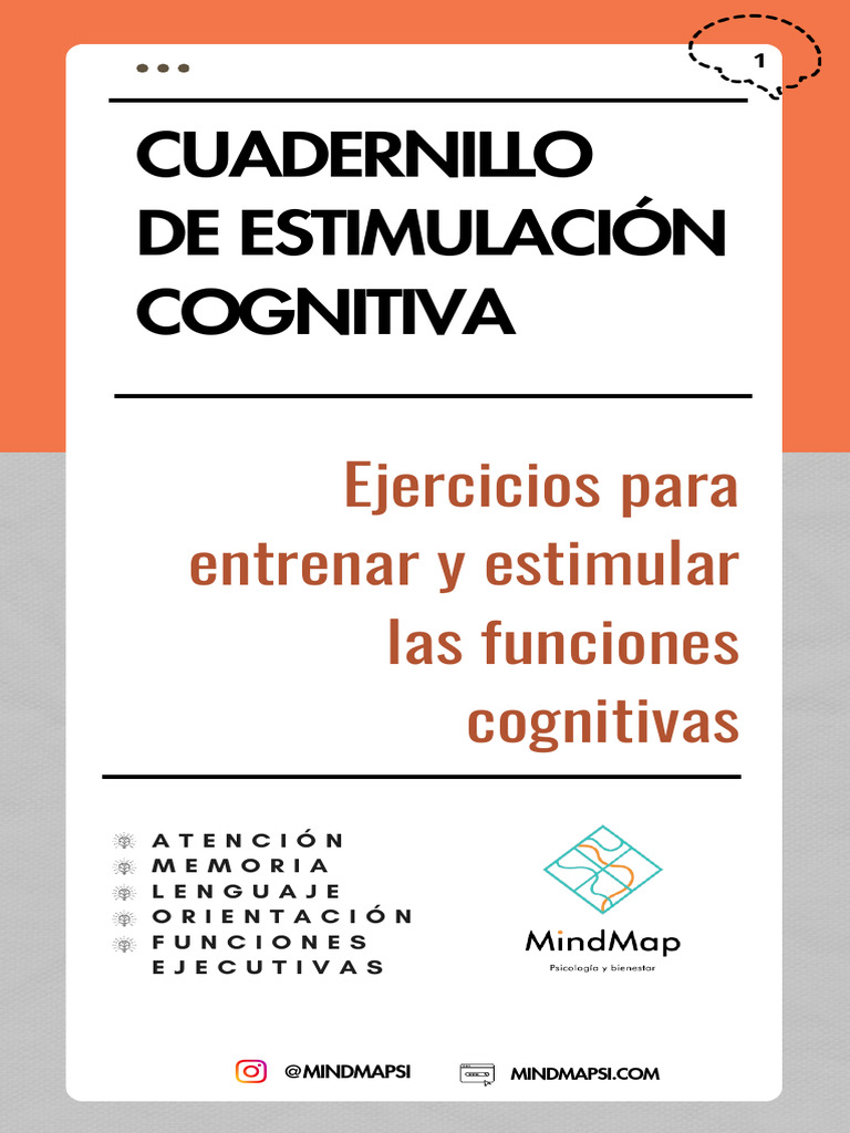 MindMap Cuadernillo de Estimulacion Cognitiva 2 | PDF | Memoria | Atención