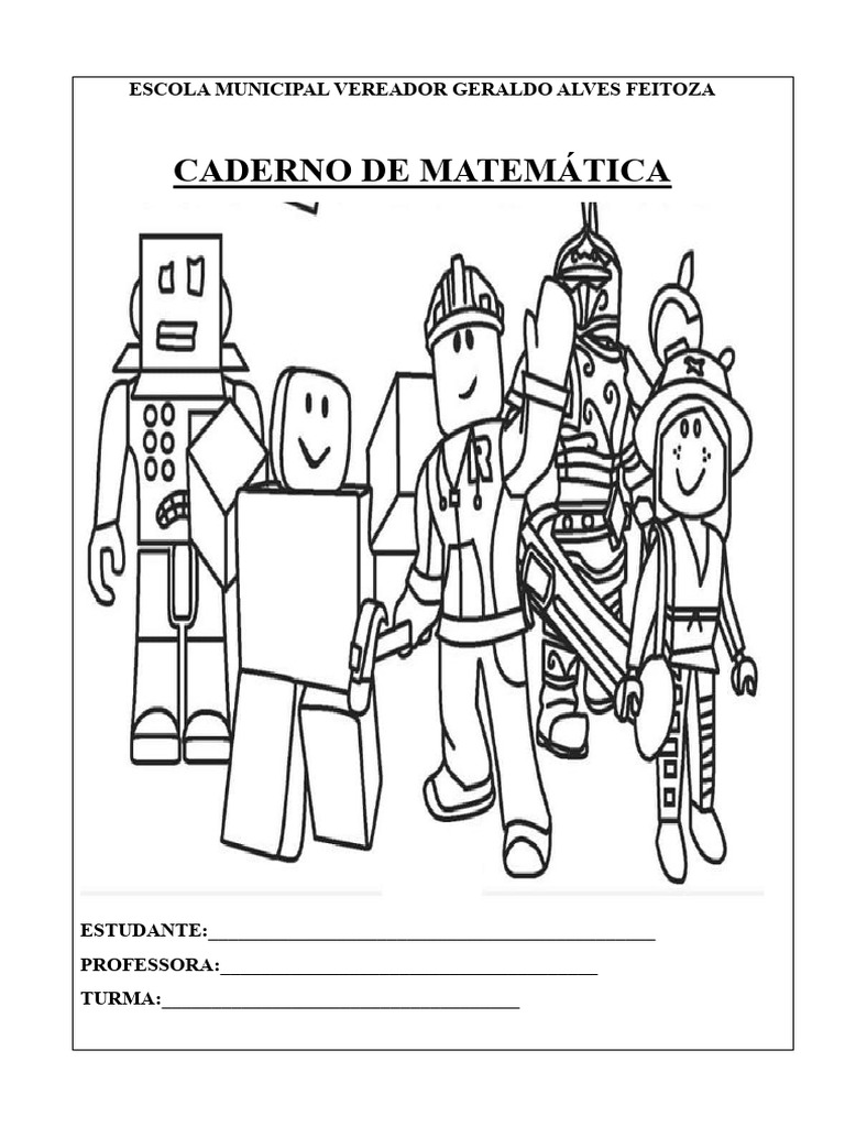 Capa de Caderno de Matemática | PDF