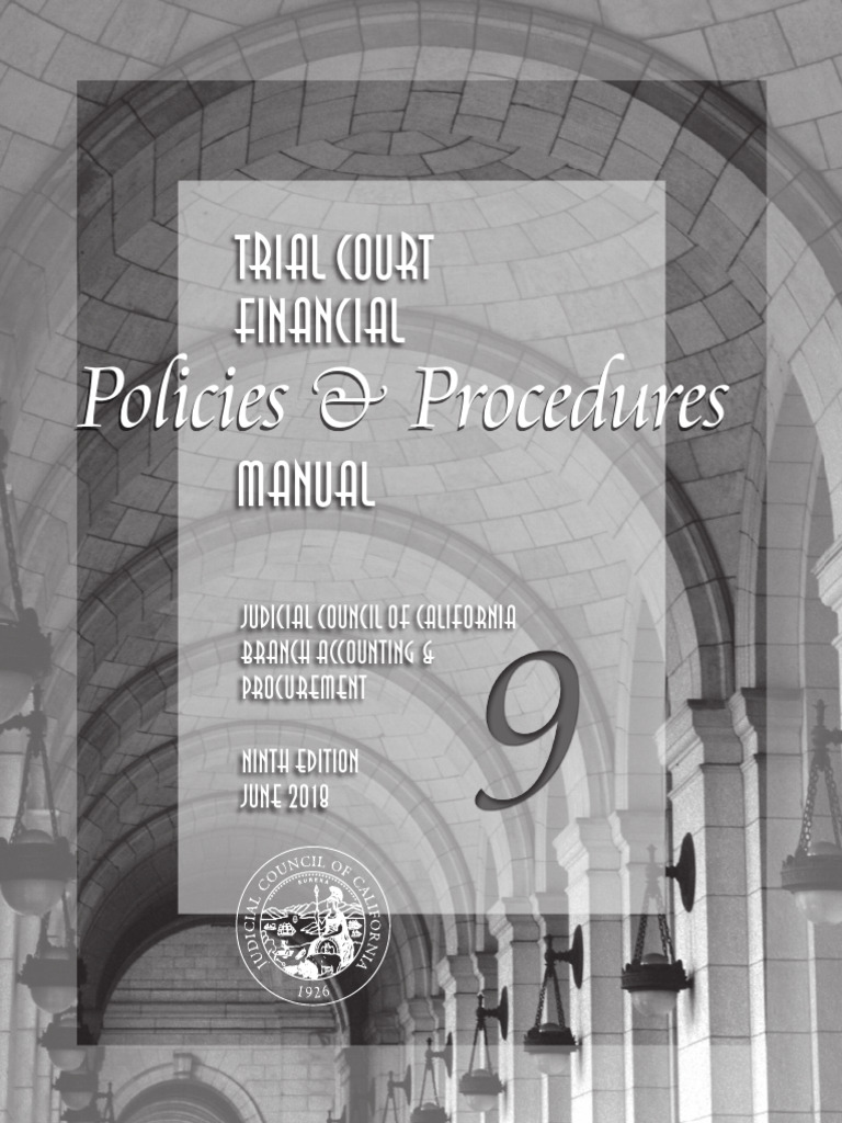 Court Financial Policies and Procedures | PDF | Internal Control | Banks