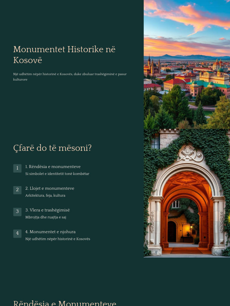Monumentet Historike Në Kosovë: Një Udhëtim Nëpër Historinë e Kosovës ...