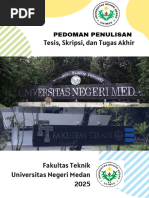 Pedoman Penulisan Skripsi & TA FT Unimed - 2021 | PDF