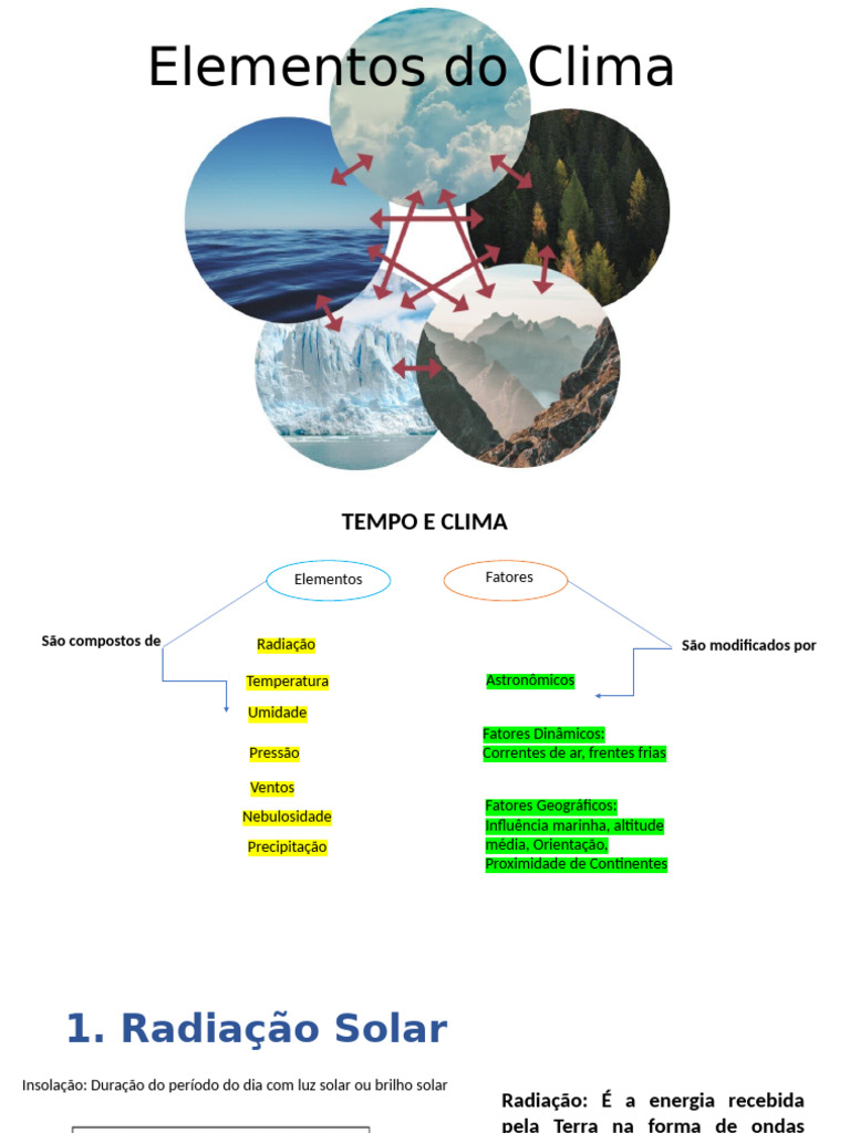 4.Elementos Do Clima_Aula 4-1 | PDF | Nuvem | Chuva