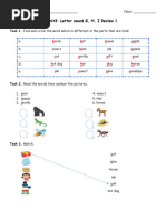 JKL Phonics Worksheet | PDF