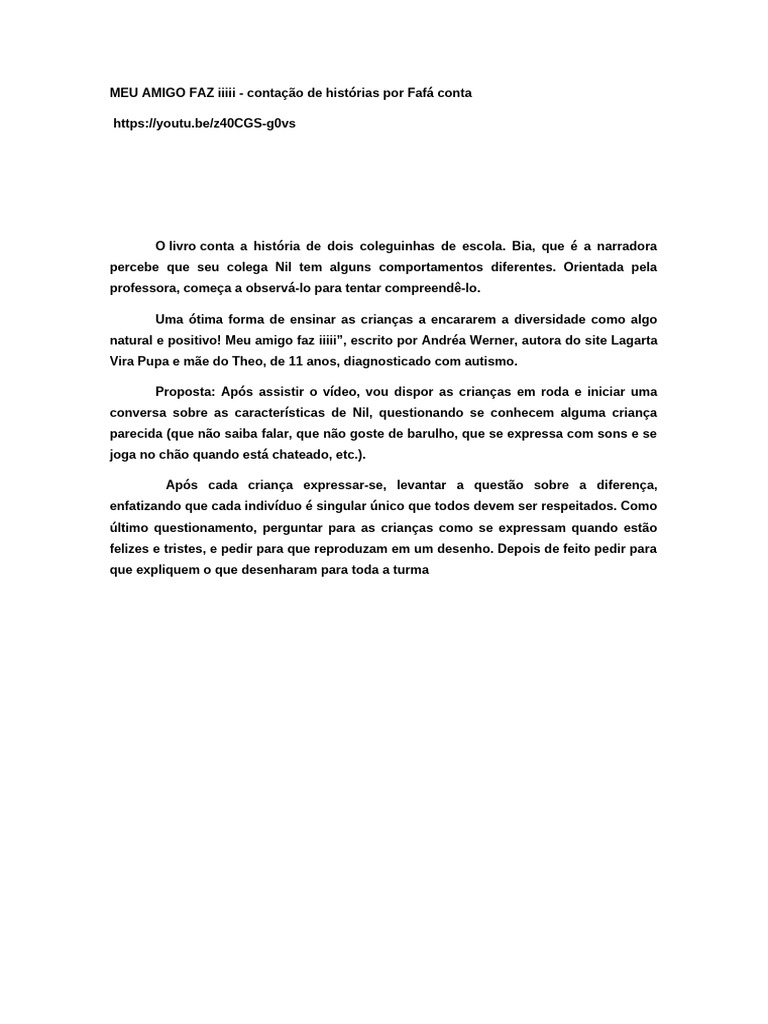 MEU AMIGO FAZ IIIII | PDF