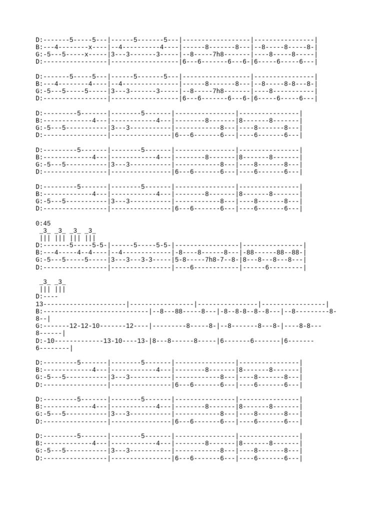 Modest Mouse Guitar Tab Guide | PDF