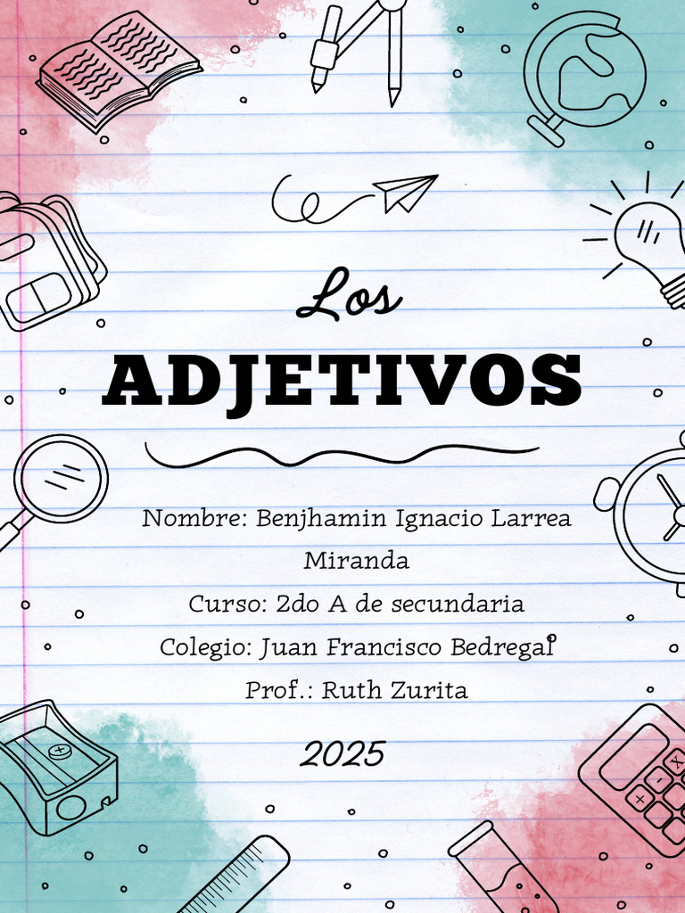 Documento A4 Portada Carátula de Propuesta Creativa Doodle Acuarela ...