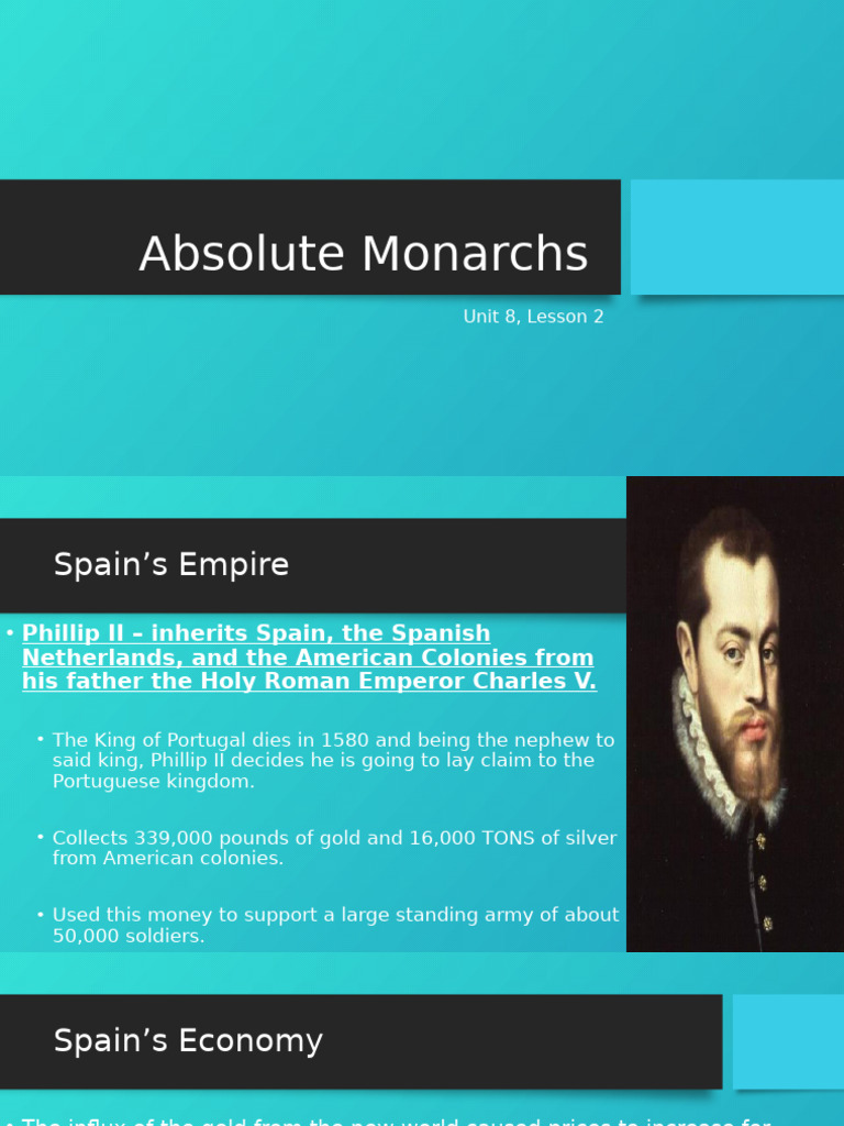 Lesson 2 Absolute Monarchs | PDF | House Of Habsburg | Oliver Cromwell
