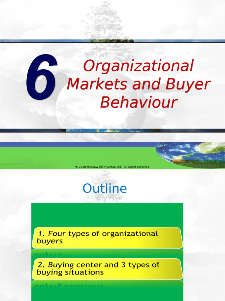 Chapter 6 Organization | PDF | Business | Consumers
