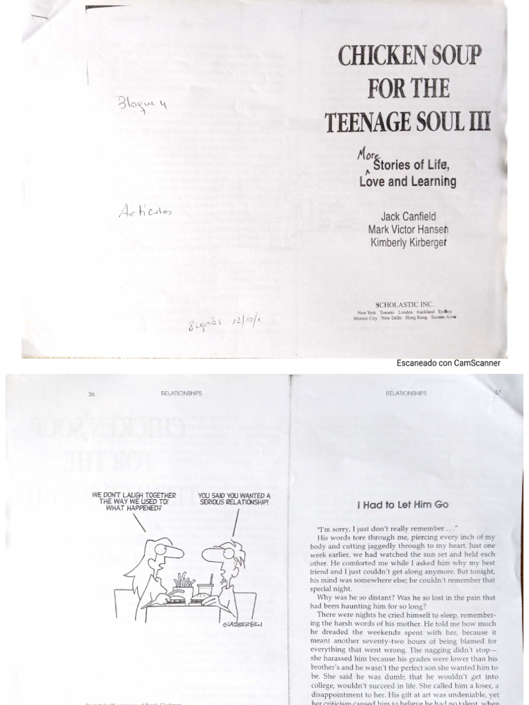 Chicken Soup For The Teenage Soul | PDF