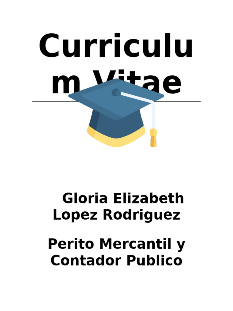 Curriculum Gloria Lopez | PDF