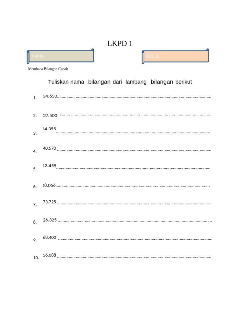 LKPD 1 | PDF