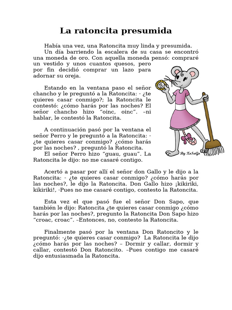 La boda de la Ratoncita Presumida | PDF