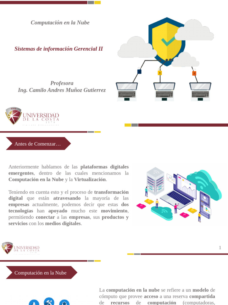 Computación en La Nube | PDF | Computación en la nube | Software como servicio