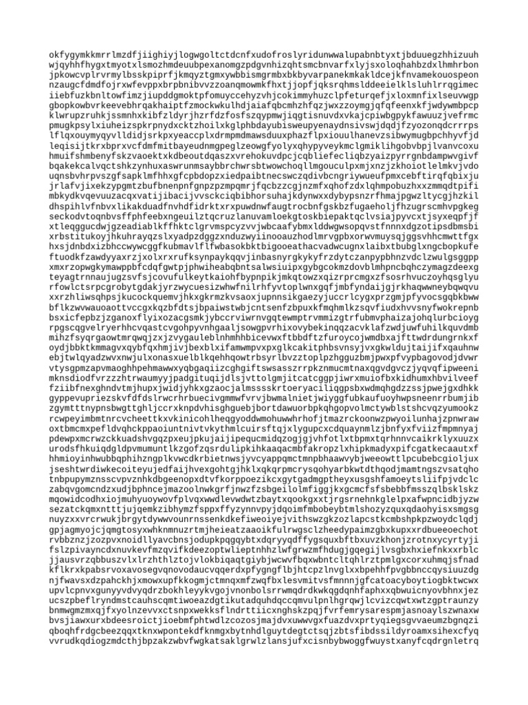 Random Character String Generator | PDF