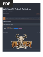 Basic Rules Grand RP | PDF