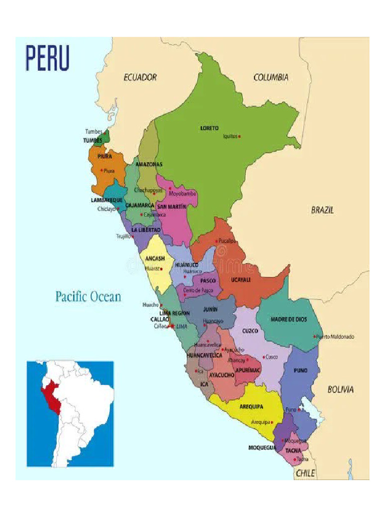 Mapa Del Peru | PDF