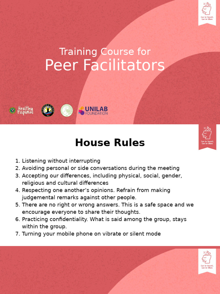 Module 2 - Peer Facilitator Competencies | PDF | Facilitator | Cognition