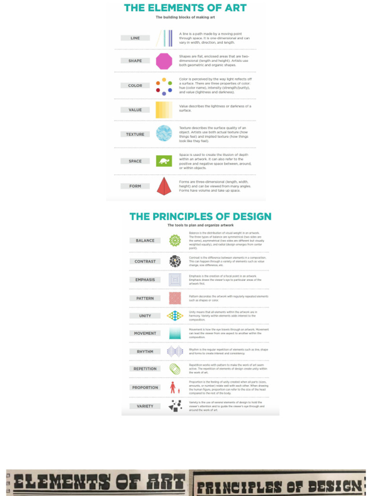 Elements & Principles of Art | PDF