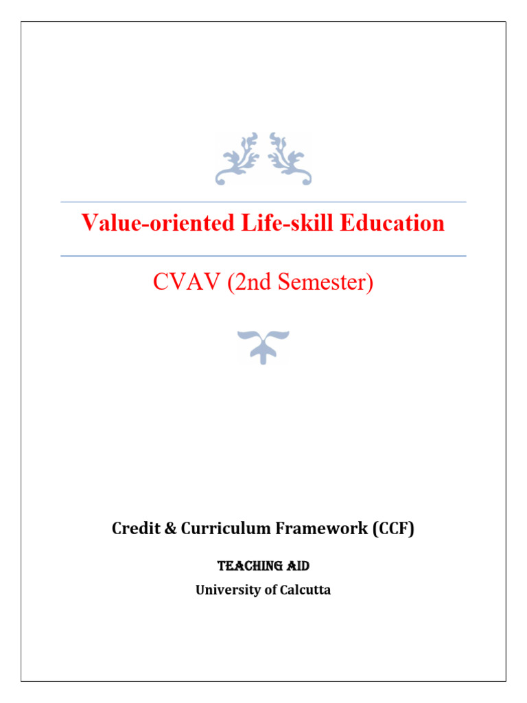 CVAC - Value-Oriented Life-Skill Education - Teaching Aid | PDF ...