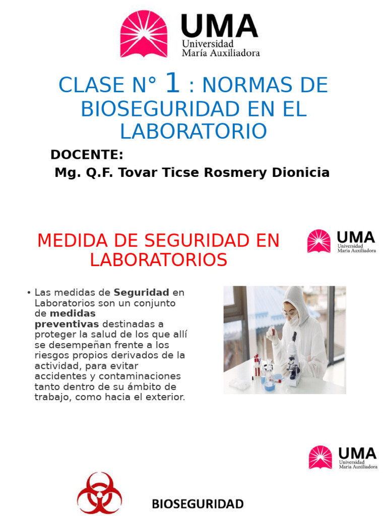 Practica Bioseguridad en El Laboratorio | PDF