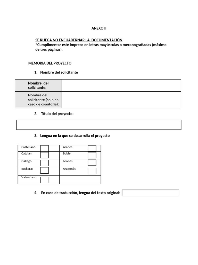 Anexos II | PDF