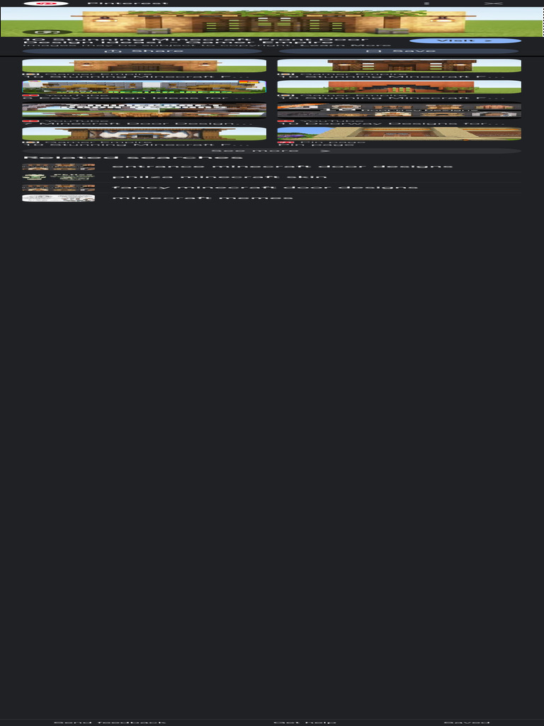 Minecraft Double Door Designs - Google Search | PDF