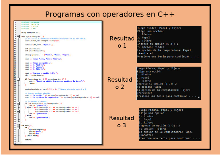 Programas Con Operadores en C++ | PDF