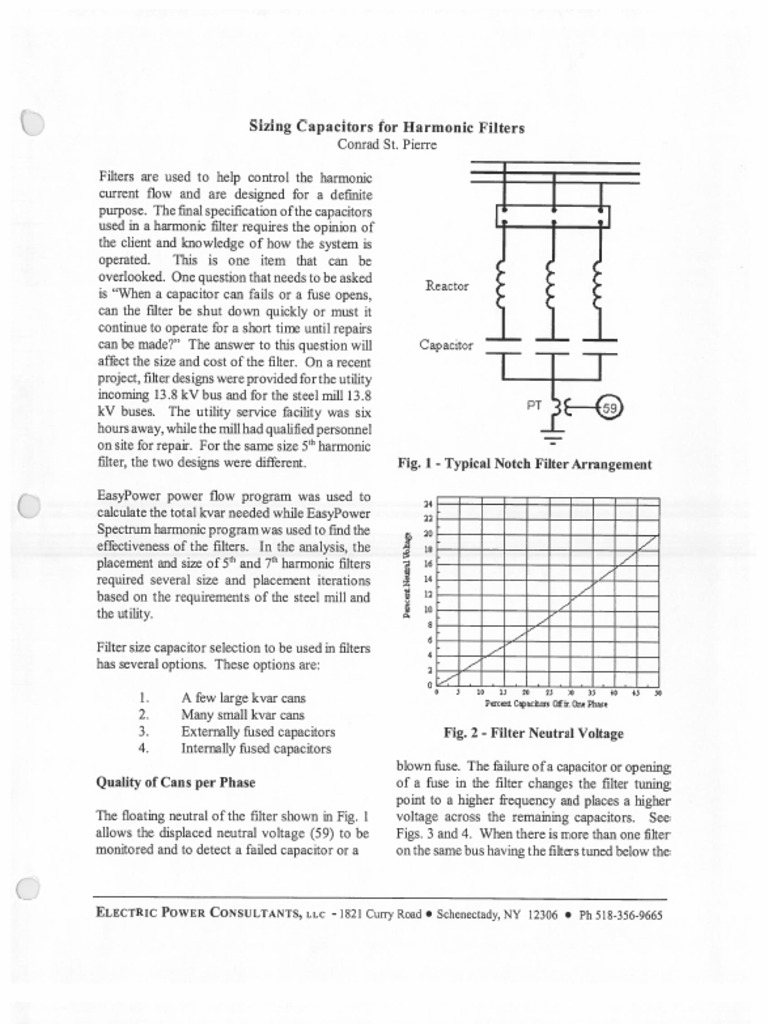 6 - Sizing Capacitors For Harmonic Filters | PDF