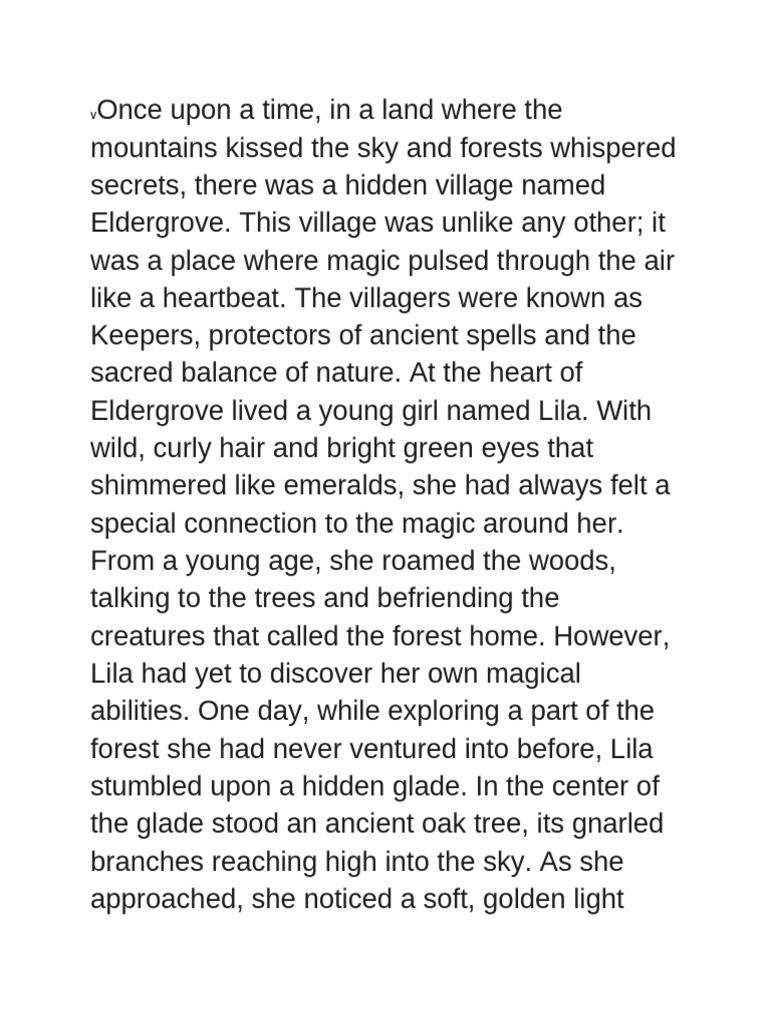 The Once Upon A Time Story of Magic | PDF