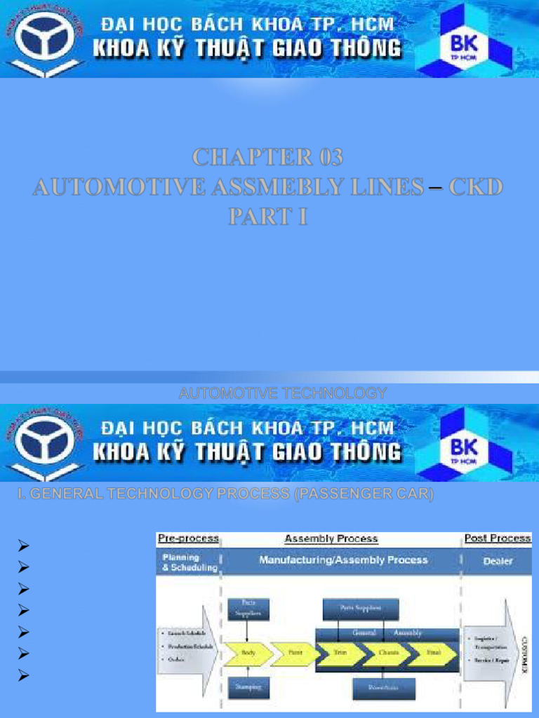 CKD Vehicle Assembly Process Overview | PDF | Wheeled Vehicles | Land ...