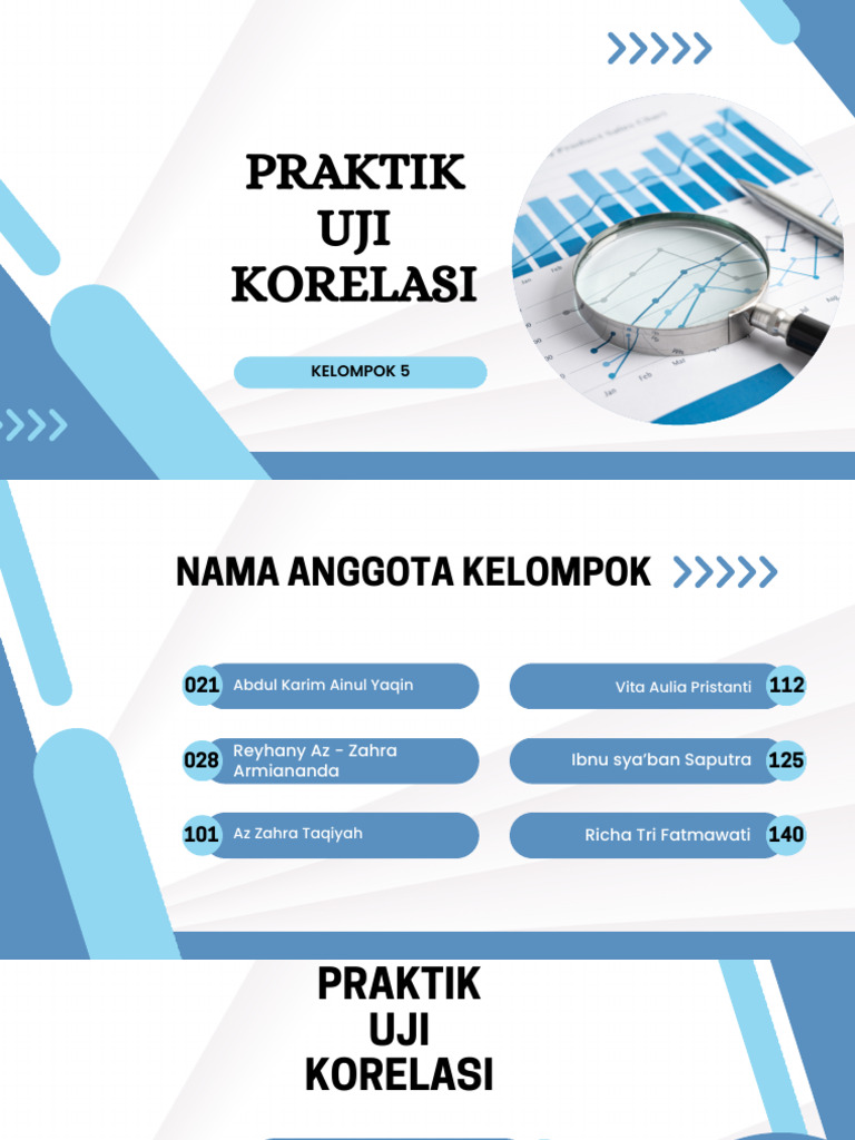Praktik Uji Korelasi Kelompok 5 | PDF