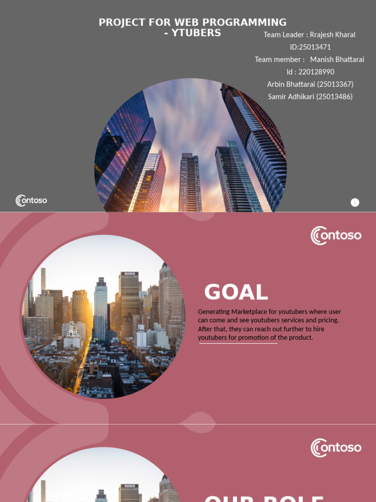 Web Programming Project - YTubers | PDF