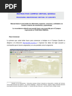 Tutorial Ingreso Al Campus Virtual, UCC Presencial | PDF