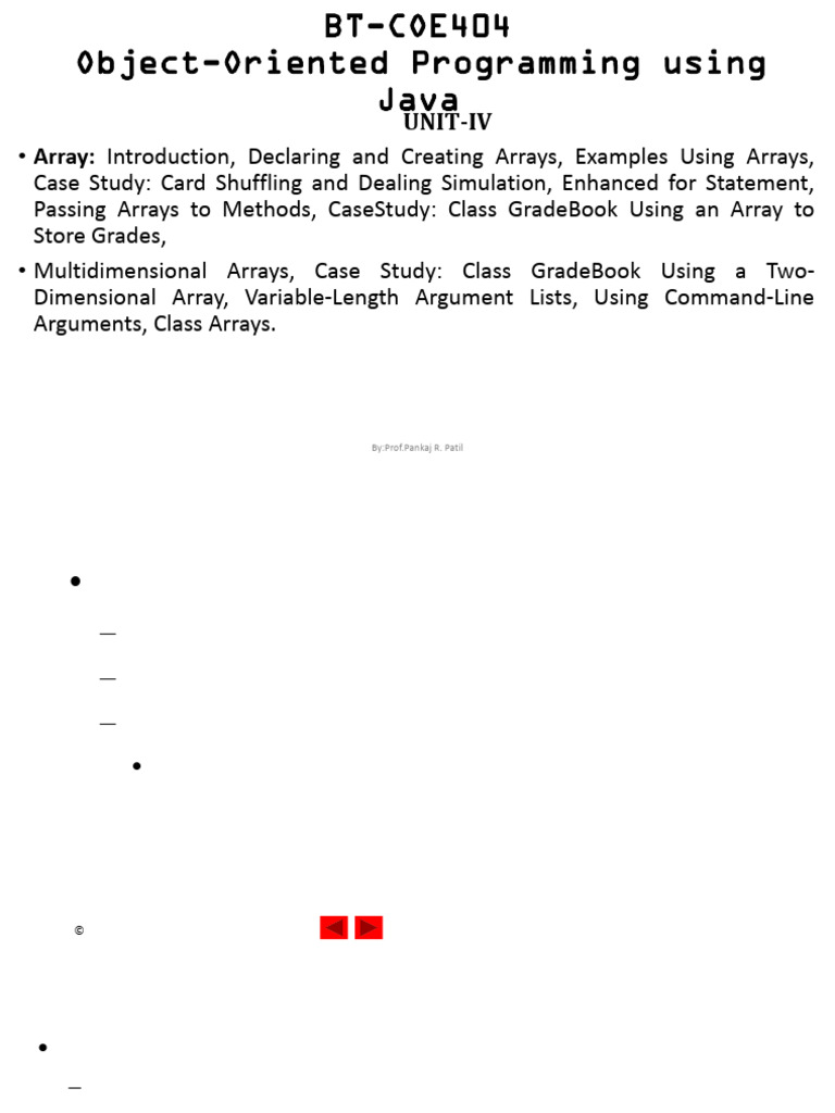 Oop Java Unit IV Batu PRP | PDF | Parameter (Computer Programming) | Integer (Computer Science)