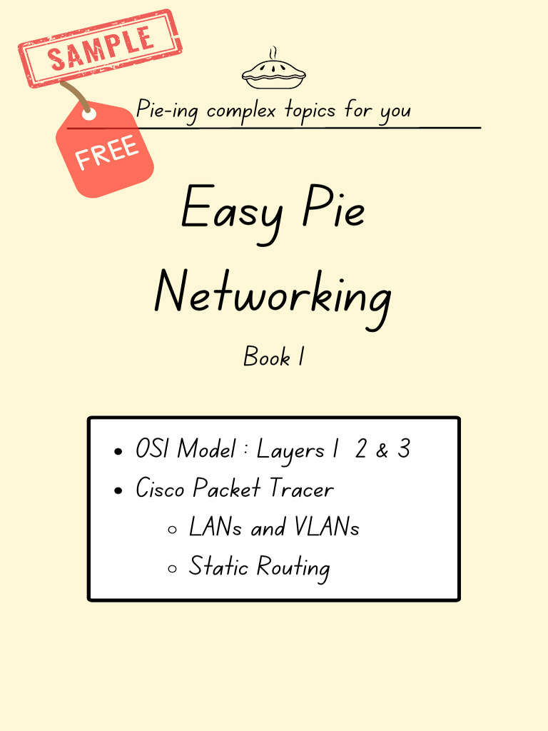 Sample Easy Pie Networking Book 1 | PDF | Computer Network | Ip Address