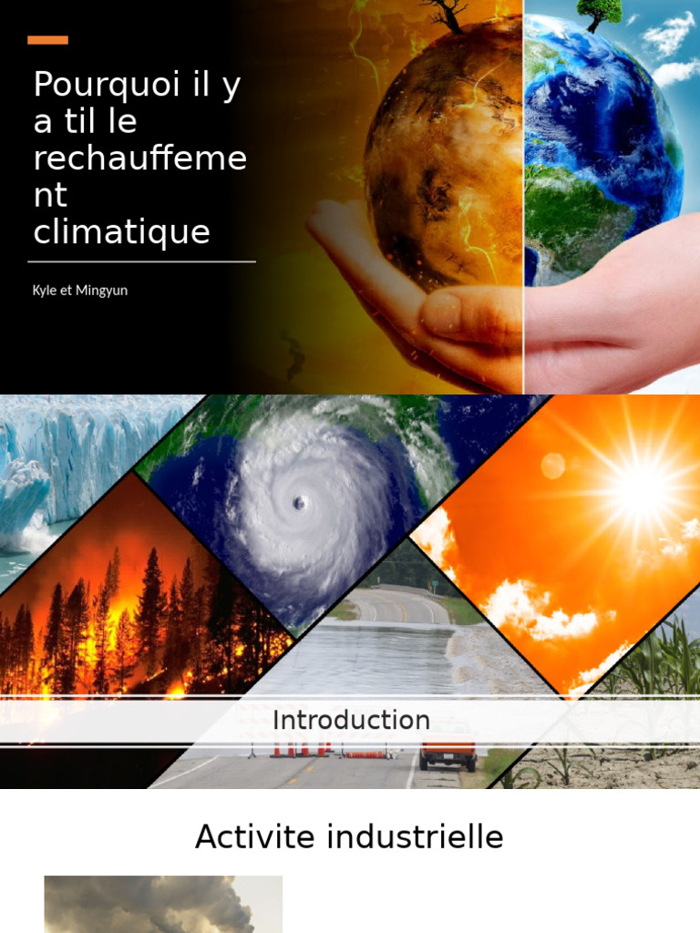 Presentation Rechauffement Climatique | PDF