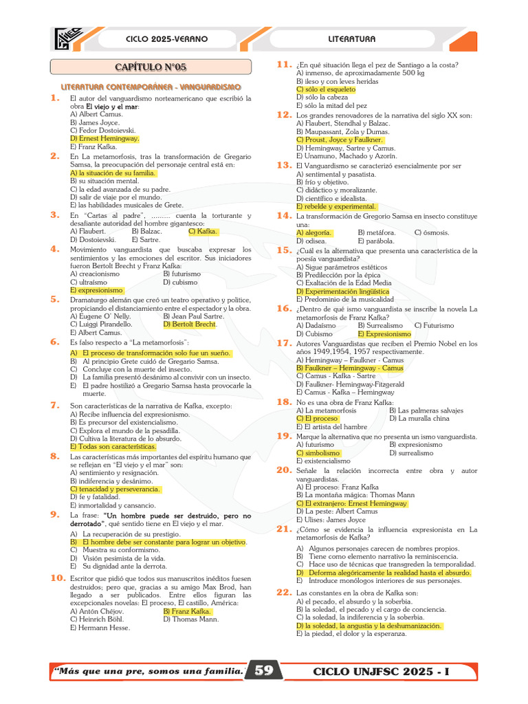 l2 T Unjfsc Ok-Literatura | PDF | Miguel De Cervantes