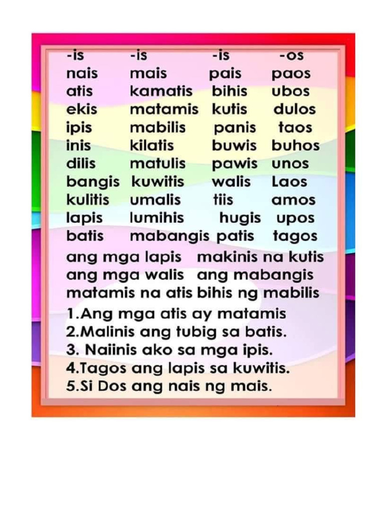 Tagalog Reading Materials (2) | PDF