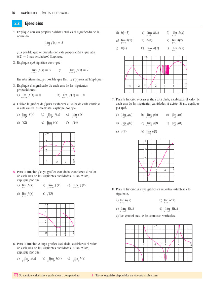 Calculo | PDF | Asíntota | Matemática Elemental