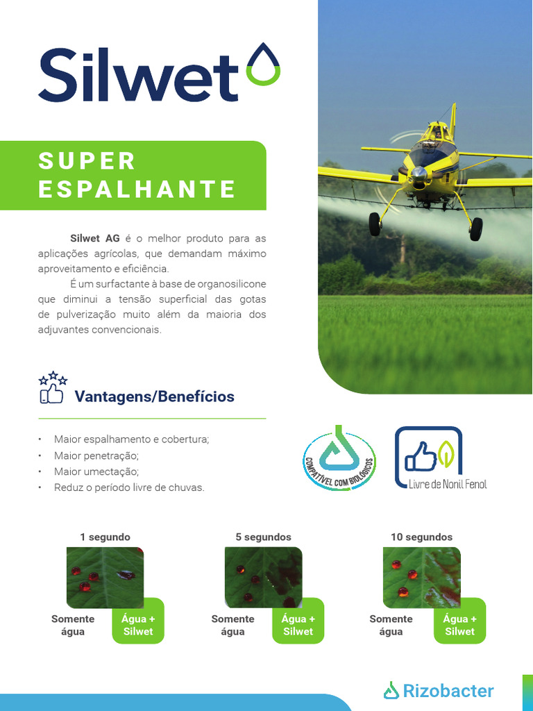 Silwet AG: Uso e Dosagem em Agricultura | PDF